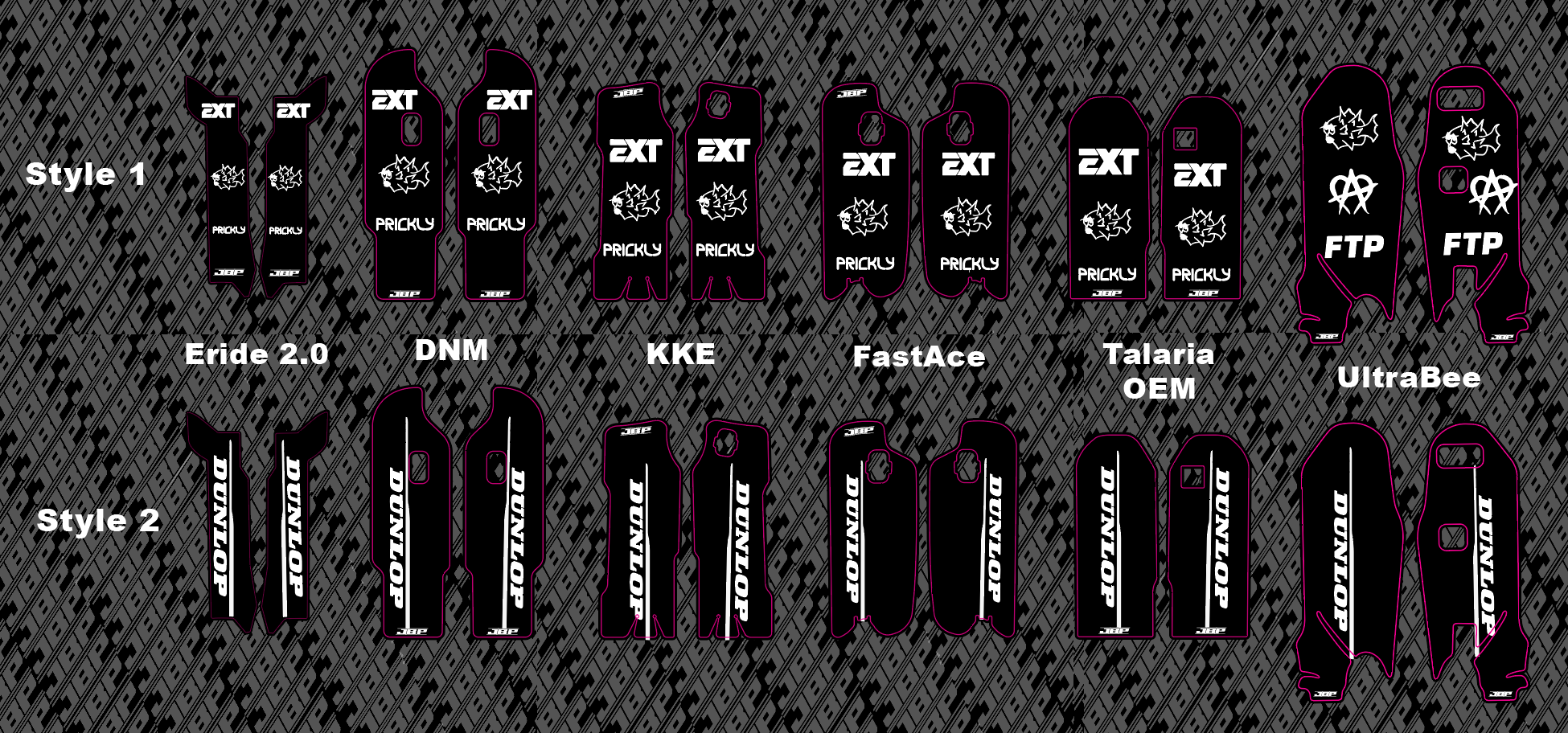 Predesigned Fork Guard Decals – Patriot Racing